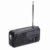 China Emergency Solar Hand Crank Radio AM FM WB with 2800mAh Power Bank and 1W Zoom LED Torch for sale