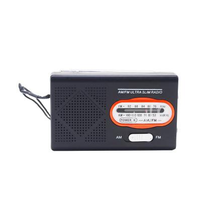 China AM FM Portable Radio with Speaker Custom FM88 Mini Pocket Radio Receiver 2 AA Battery for sale