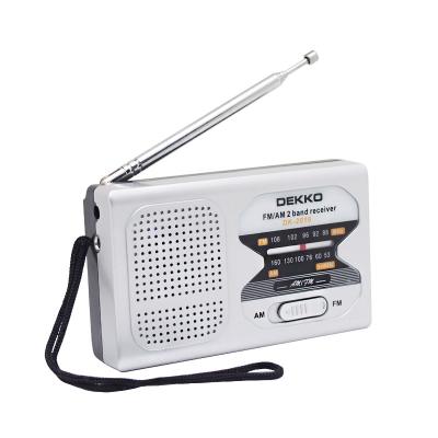 China Portable AM FM Radio Receiver ABS Plastic 58mm 95mm Batteries Not Included for sale