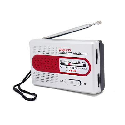 China Mini Pocket AM FM Radio 1600KHz 3V Portable Sports Radio with Speaker OEM Logo for sale