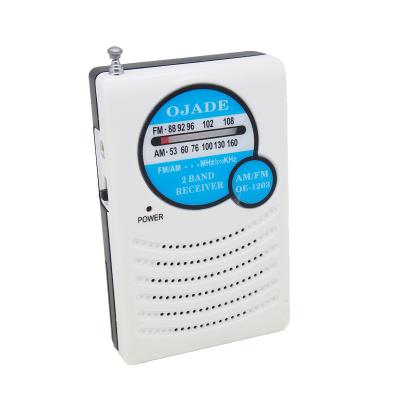 China OEM Pocket AM FM Radio Built In Speaker with Belt Buckle 10x6.2x2.3cm for sale