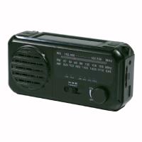 China Emergency Solar Hand Crank Radio AM FM WB 1710KHz 2800mAh Power Bank LED Flashlight USB Charger for sale