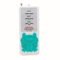 China Portable FM Radio Speaker ABS Plastic 105x43x22mm Battery Powered 3V DC Outdoor Wireless for sale