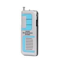 China OEM Color FM Pocket Radio with Built-in Speaker and Flashlight 105x43x22mm for sale