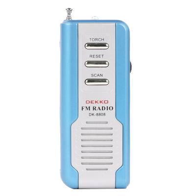 China Mini Pocket FM Radio Speaker DSP Chip 43mm Auto Tuning 88-108MHz for sale