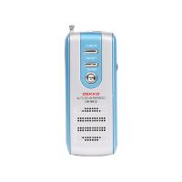 China Battery Powered FM Speaker Radio Portable 105mm Mini 108MHz with Earphone Jack for sale