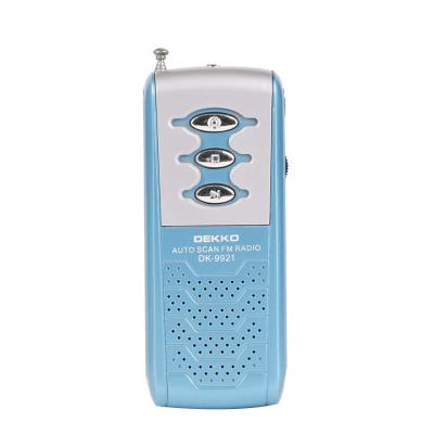China Private Model FM Radio Speaker Wireless 100H Antenna Mini Portable Speaker Radio 105x43x22mm for sale