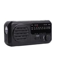 China AM FM WB Emergency Solar Hand Crank Radio with 2800mAh Power Bank and 1W LED Flashlight for sale