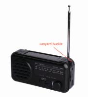 China Emergency Solar Hand Crank Radio AM FM WB 3 Band Dynamo Powered with 1W LED Flashlight for sale