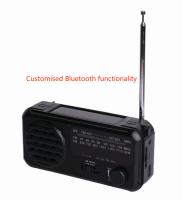 China Solar Rechargeable AM FM WB 3 Band Radio with LED Flashlight 2800mAh Power Bank for sale