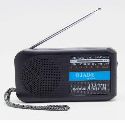 China DC3V Portable AM FM Radio with Built-in Speaker 2 AA Battery Powered 142x74x28mm for sale