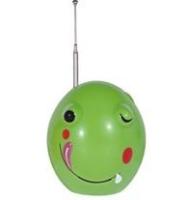 China Frog Prince FM Radio Built In Speaker Portable Auto Scan Radio 91x85x84mm for sale