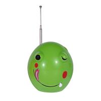 China Frog Prince FM Radio Built In Speaker Portable Auto Scan Radio 91x85x84mm for sale