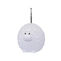 China 88mm Outdoor FM Auto Scan Radio Cartoon Sheep Design Pocket Radio FM88-108MHz for sale