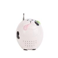 China Lucky Dog FM Radio 85mm Auto Scan Portable Music Receiver with Built-in Speaker for sale