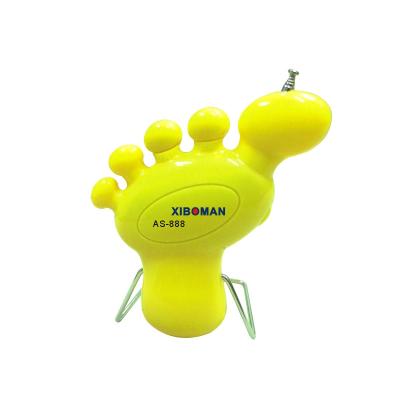 China Foot Design Portable Mini FM Radio Speaker 47mm with Retractable Antenna for sale
