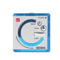 China Portable Square Mini Pocket FM Radio with Belt Buckle 60x56x15mm 88-108MHz for sale