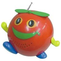China Cartoon Tomato Design FM Radio Mini Stereo Portable Speaker 88-108MHz 3V DC for sale