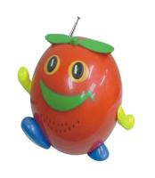 China Cartoon Tomato Design FM Radio Mini Stereo Portable Speaker 88-108MHz 3V DC for sale