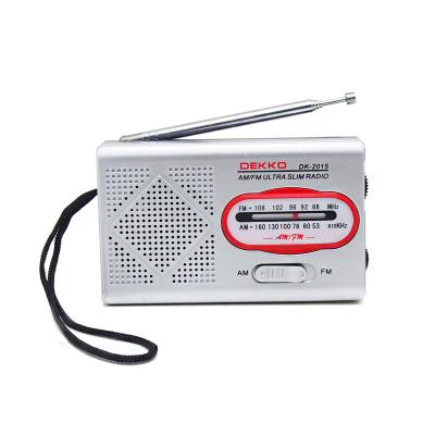 China Customized Pocket AM FM Radio 23mm Slim Digital Tuner Built-in Speaker Portable for sale