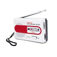 China Pocket AM FM Radio ABS Plastic Battery Operated with Earphone Jack 95x58x23mm for sale