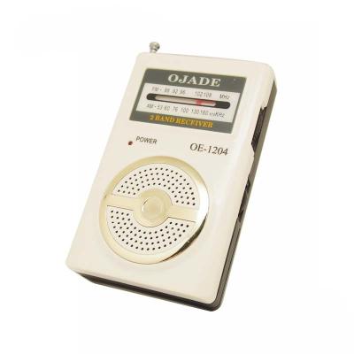 China DSP Chip AM FM Pocket Radio Portable Battery Operated Handheld Receiver 100x62x23mm for sale