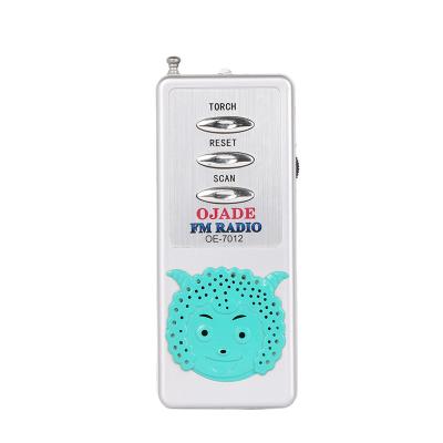 China Cartoon Handheld FM Radio Pleasant Goat Design Speaker Emergency 88-108MHz for sale