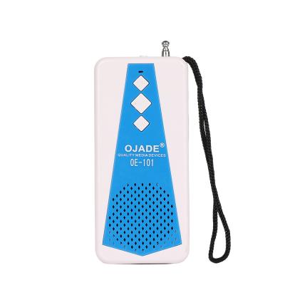China Portable FM Radio with USB TF Player Auto Scan 3V Battery Powered Pocket Size for sale