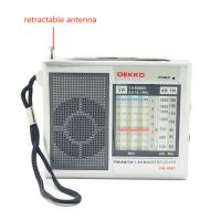 China Simple Controls Shortwave AM FM Radio Portable Multiband OEM LOGO Gift for sale