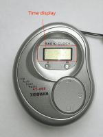 China FM88 Portable Digital FM Radio with Flashlight LCD Time Display 71mm Handheld for sale