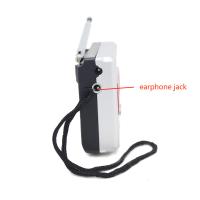 China Portable AM FM 2 Band Radio Receiver Adjustable Volume 95x58x23mm Emergency Radio for sale