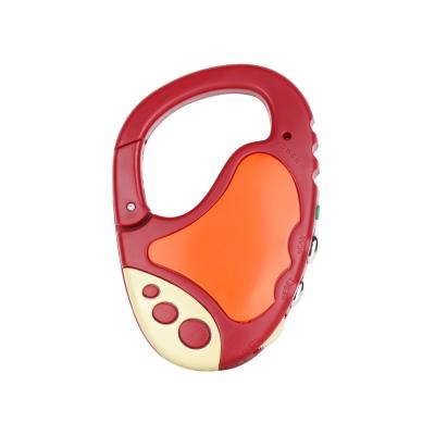 China Outdoor FM Radio Speaker 19mm FM88-108MHz Powered by AG13 Batteries Portable Hiking Buckle Radio for sale