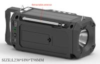 China Customized Portable Rechargeable FM Radio 885g AM SW 3 Bands Music Player for sale
