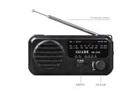 China DSP AM FM WB 3 Band Solar Hand Crank Radio with 2800mAh Power Bank LED Flashlight for sale