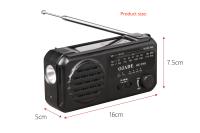 China Bluetooth Rechargeable FM Radio 400g Custom Logo Promotion with Alarm Clock for sale