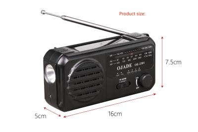 China Bluetooth Rechargeable FM Radio 400g Custom Logo Promotion with Alarm Clock for sale