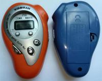 China FM Pocket Radio with Clock Flashlight Earphones 80x43x21mm Auto Scan for sale