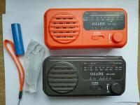 China Emergency Solar Hand Crank Radio AM FM WB 1710KHz 2800mAh Power Bank LED Flashlight USB Charger for sale