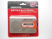 China DEKKO DK-2013 Portable AM FM Radio with Speaker AA Battery Powered 530-1600KHz for sale