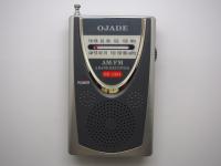 China OJADE OE-1201 AM FM Radio Receiver Portable Built In Speaker Manual Tuning Black OEM for sale