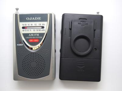 China OJADE OE-1201 AM FM Radio Receiver Portable Pocket Radio with Built-in Speaker Headphone Jack for sale