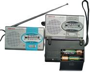 China DEKKO DK-2012 Pocket AM FM Radio with Headphone Jack Battery Powered Silvery for sale