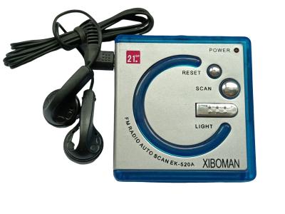 China XBM AS-298 Cute FM Radio 88-108MHz 3.5mm Jack Portable Pocket Radio for sale