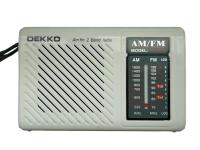 China DEKKO DK-0908 Desktop AM FM Radio with Built-in Speaker and Antenna CE RoHS for sale