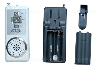 China DEKKO DK-5025 FM Portable Speaker Radio 88-108 MHz Dry Battery Powered OEM Mini Radio for sale