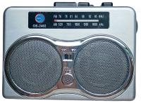 China OJADE OE-2402 Plastic Cassette Tape Player Radio AM FM Recorder 260g for sale