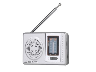 China DEKKO DK-2020 Mini AM FM Radio Portable Pocket Radio with Built-in Antenna 2 AA Battery Powered for sale