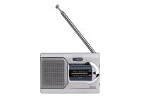 China DEKKO DK-2021 Compact AM FM Radio Mini Pocket Radio Silvery 2 AA Battery for sale