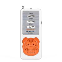 China DEKKO DK-3036 Auto Scan FM Radio Speaker Dry Battery Powered Portable OEM Gift Radio 88-108 MHz for sale