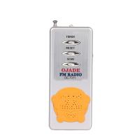 China ABS Pocket FM Radio 88-108 MHz Auto Scan Battery Operated Portable 105x43x22 mm for sale